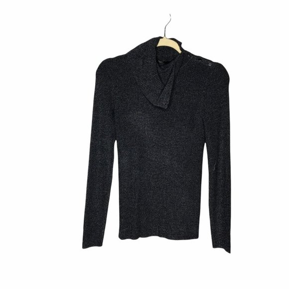 Theory | Sweaters | Theory Womens Ribbed Split Neck Collar Sweater ...